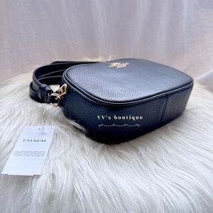 Coach | Bags | Nwt Coach Mini Jamie Leather Camera Bag Black Ca69 ...